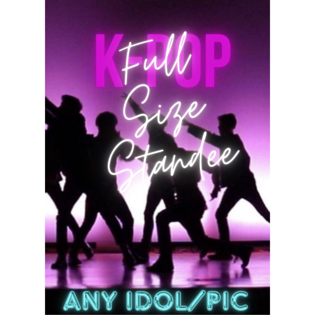 K-Pop Human Size Standee/Sintra Board/Matte or Glossy Sticker | Shopee ...