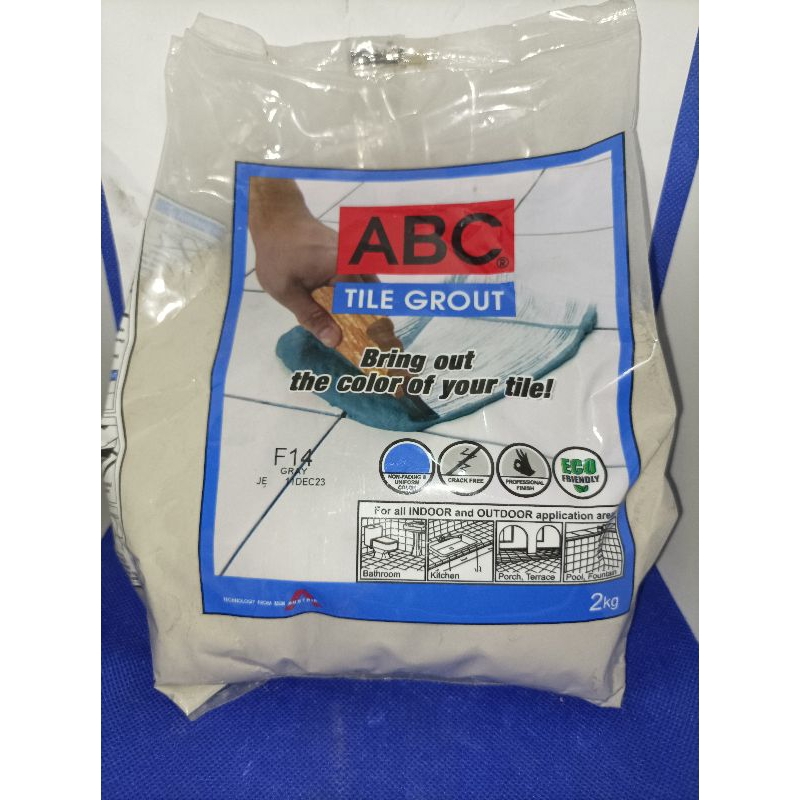 ABC Tile Grout Original 2kg Per Pack Various Pack | Shopee Philippines