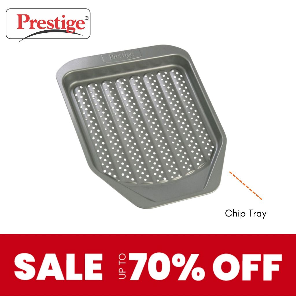 Prestige Chip Tray Strainer Trays Chips Strainer Food Strainer Grey 14 ...