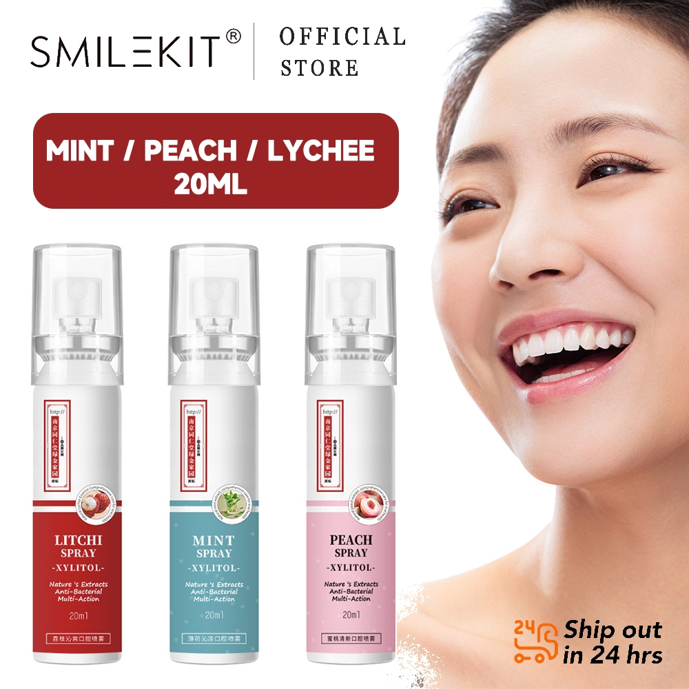 SMILEKIT Mouth Spray For Bad Breath 20ml/Bad Breath Remover/Oral Spray ...