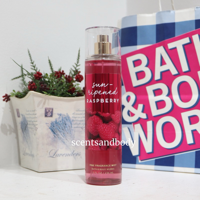 COD: Bath & Body Works Sun-Ripened Raspberry Mist | Shopee Philippines