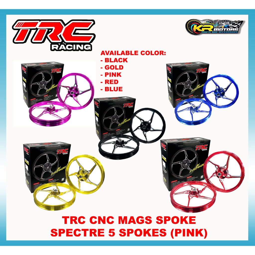 TRC CNC Mags Spectre 5 Spokes (1.6 17F x 1.85 17R) Malaysian Concept ...
