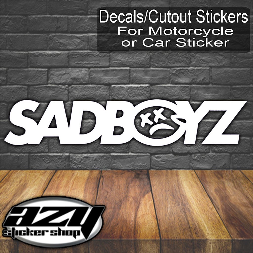 SADBOYZ Stickers Decals/Cutout Stickers | Shopee Philippines