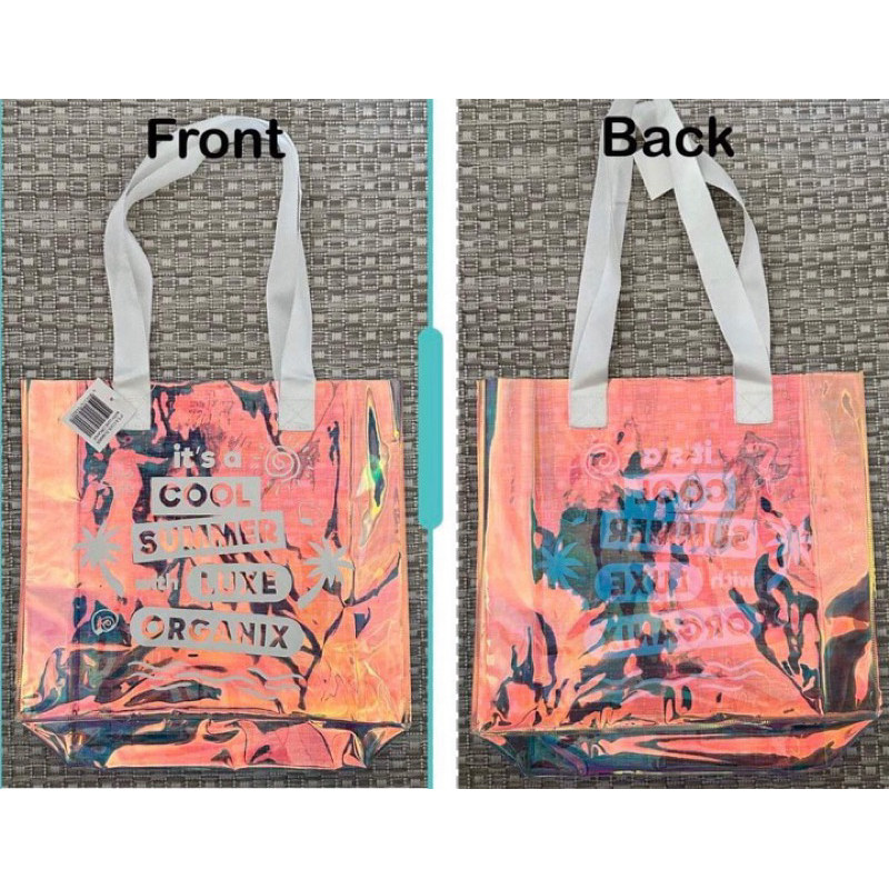 Brand New PVC Tote Bag / Canvas Tote Bag | Shopee Philippines