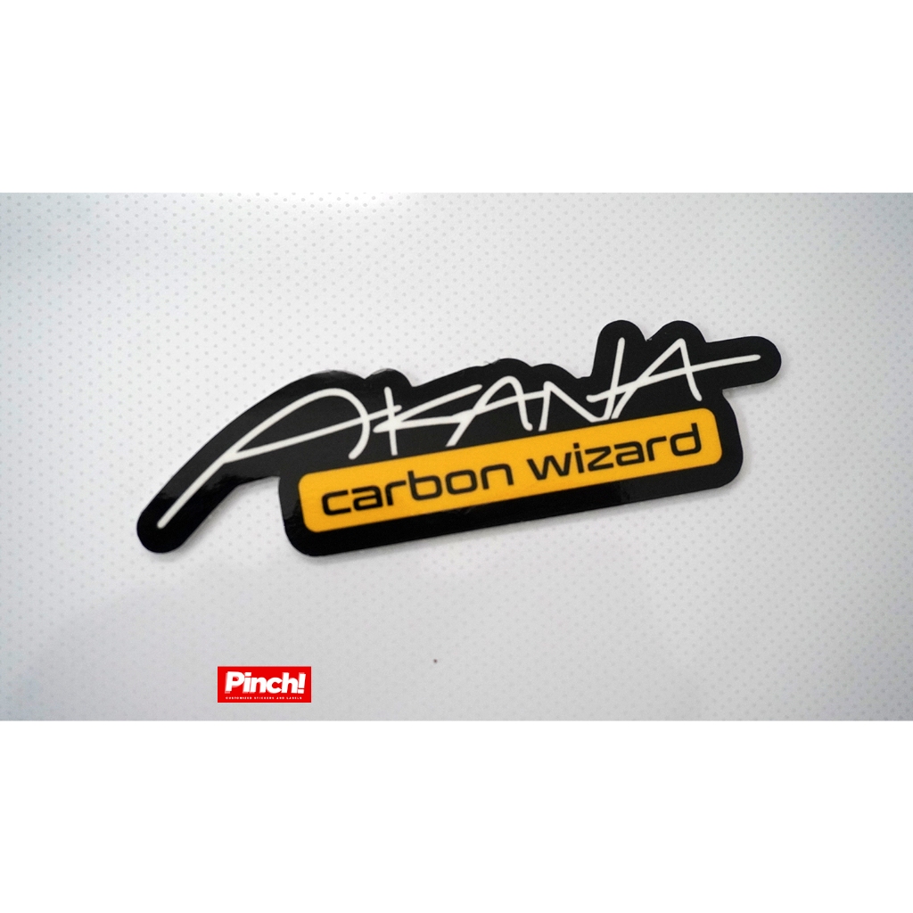 Pinch Motorcycle Sticker - AKANA Carbon Wizard 4pcs | Shopee Philippines