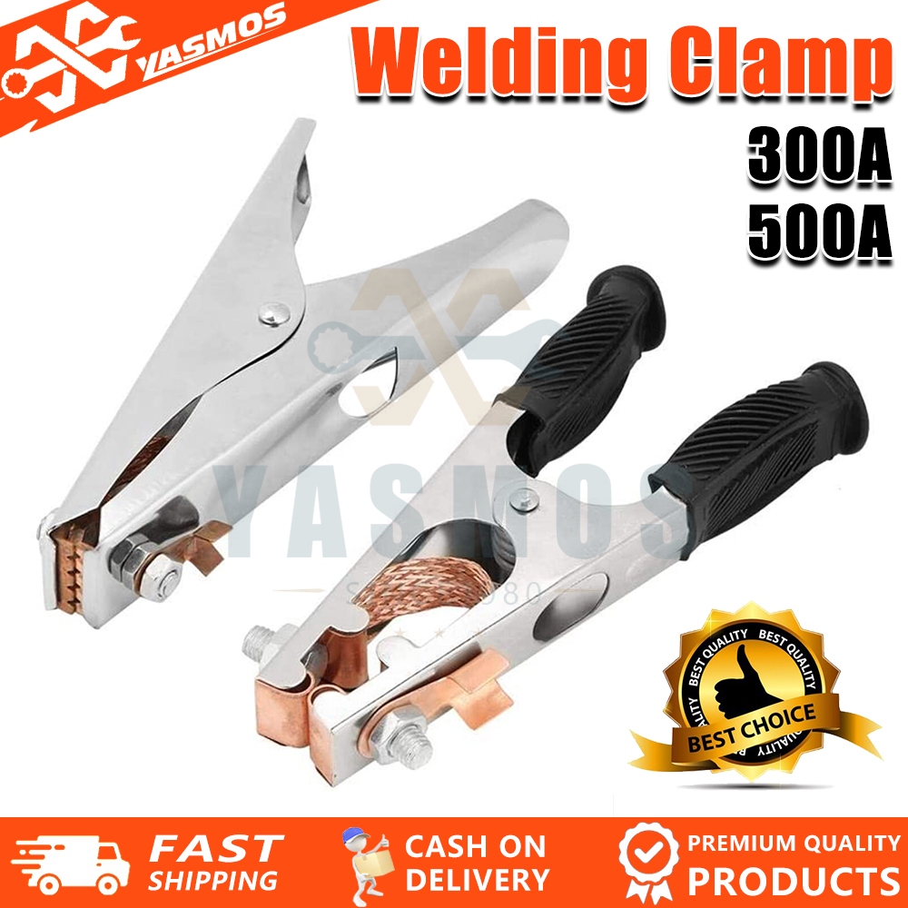 500A 300A Welding Earth Ground Cable Clip Clamp Welding Electrode ...