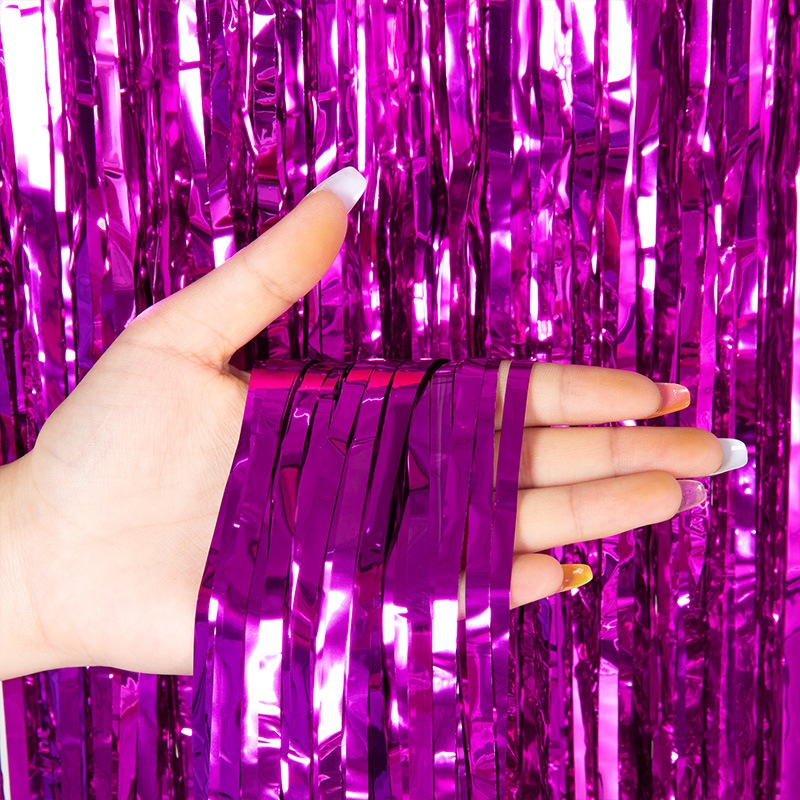 2meters Foil Curtain Backdrops Birthday Party Decorations Sequin Wall