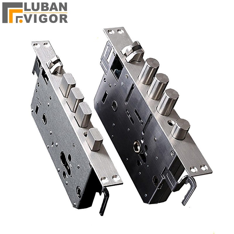 304 Stainless Steel Security Door Lock Body Silent Tongue Mechanical ...