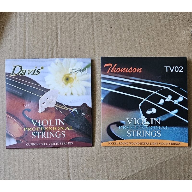 DAVIS VIOLIN/VIOLA STRINGS SET ORIGINAL | Shopee Philippines