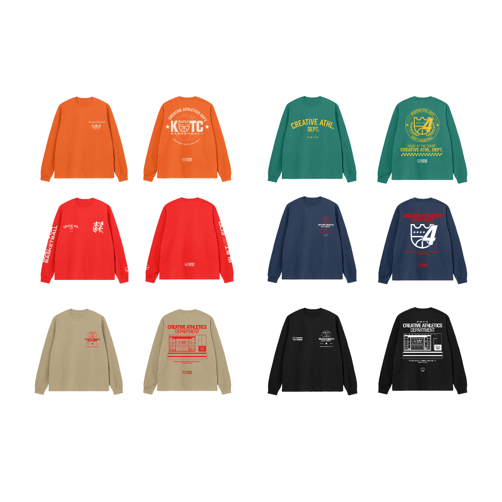 KOTC “Creative Athletics Department” Long Sleeve T-Shirt for Men ...