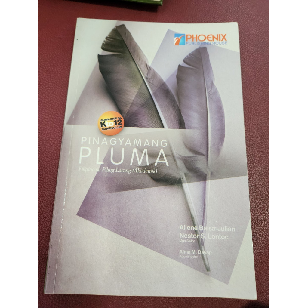 Used pinagyamang pluma akademik academic book filipino tagalog textbook ...