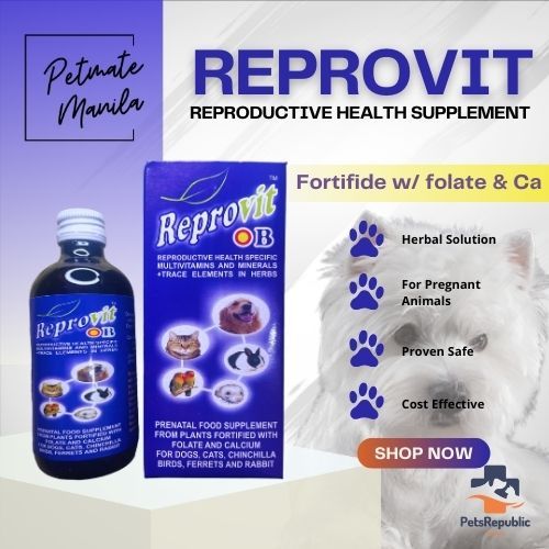 REPROVIT OB Pregnant Pet Vitamins 120ml | Shopee Philippines