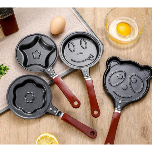 SMT Mini Non-Stick Frying Pan for Egg Pancake Omelette Breakfast Maker ...