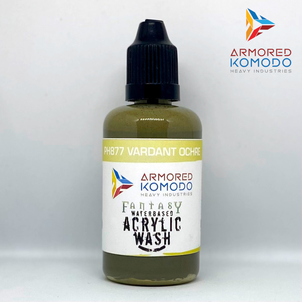 Vardant Ochre Waterbased Wash PH877 50ml Armored Komodo Waterbased Acrylics | Shopee Philippines