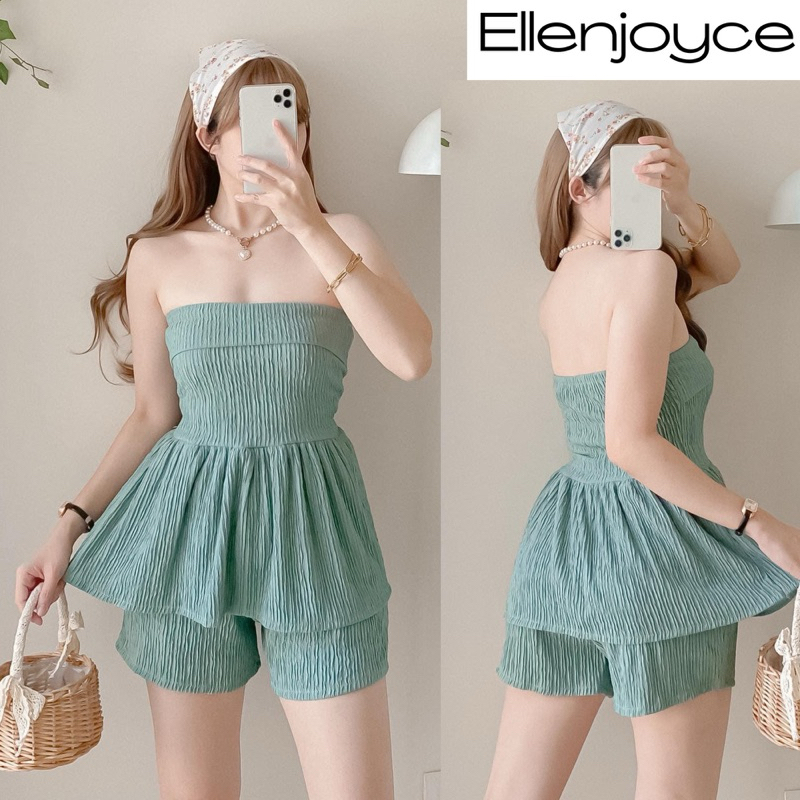 Summer Outfit Danica Tube Shorts Terno/Set | Shopee Philippines