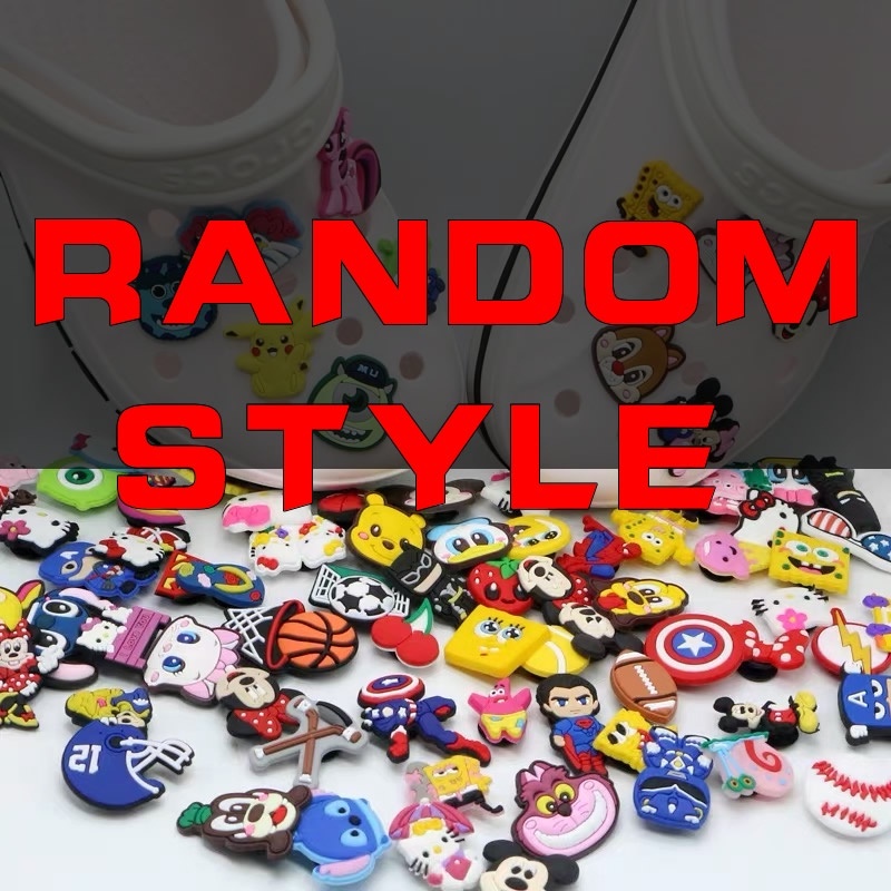 Crocs Jibbitz Random Style Men's and Women's Slippers Crocs Decoration ...