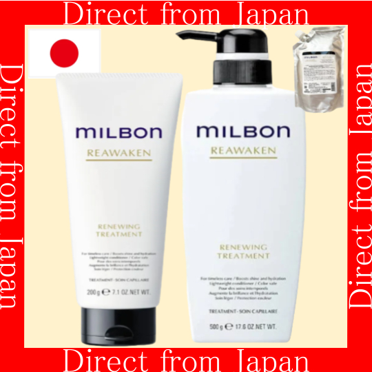 【Direct from Japan】MILBON REAWAKEN RENEWING Hair Treatment (200ml / 500ml / 1000ml (Refill ...