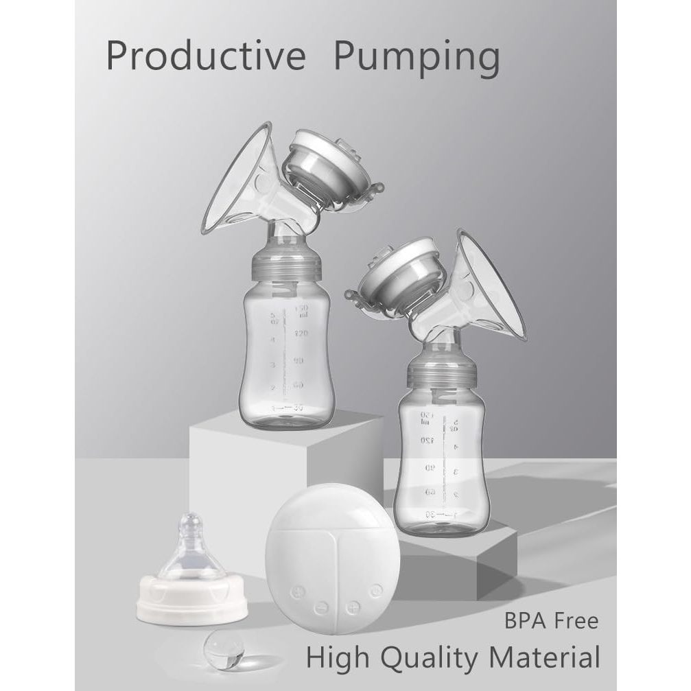 Intelligent Automatic Double Breast Pump Milk Extractor Baby Breastfeed ...