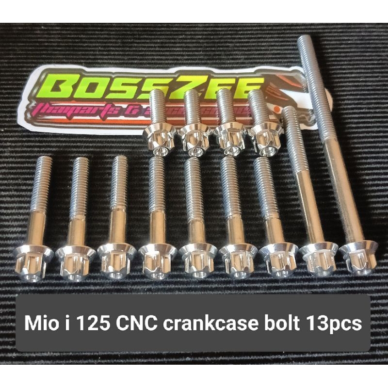 CRANKCASE BOLT CNC (CLICK125-150, ADV160, PCX160, Mio i, Beat, Sporty ...