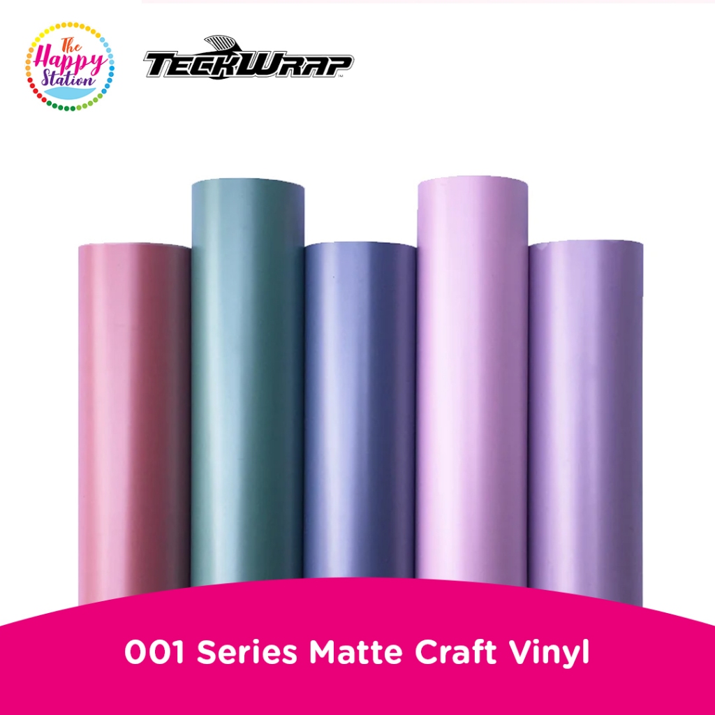 TECKWRAP | 001 Series Matte Adhesive Craft Vinyl Sticker | Shopee ...