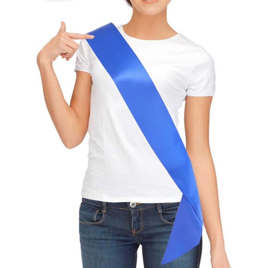 Agar.Shop Plain Sash Diy Sashes For Pageants, Birthday, Party ...