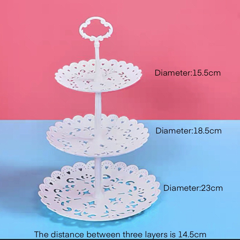 2/3 Layer Cupcake Pastry Cake Dessert Stand Cookie Tray Rack Candy ...