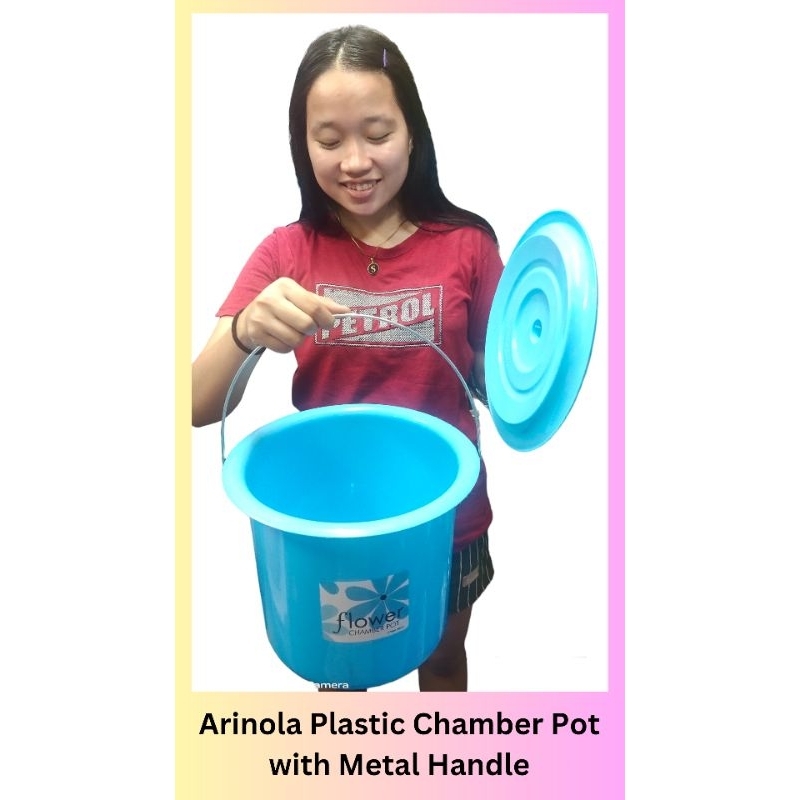 Mommy's Best Helper: Arinola Plastic Chamber Pot with Metal Handle for ...