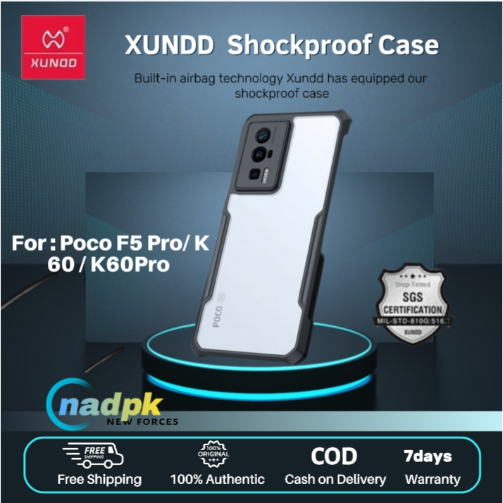 Poco F5 Pro/ K60 / K60Pro Xundd Beatle Series Shockproof Case Cover | Shopee Philippines