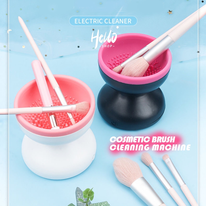 Mini portableAuto Cosmetic Brush Cleaning Machine Brush Cleaner Spinner ...