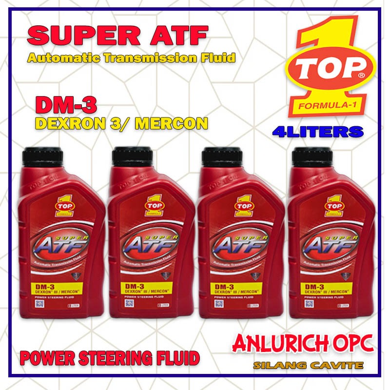 TOP1 Super ATF Automatic Transmission Fluid DM-3 Power Steering Fluid ...
