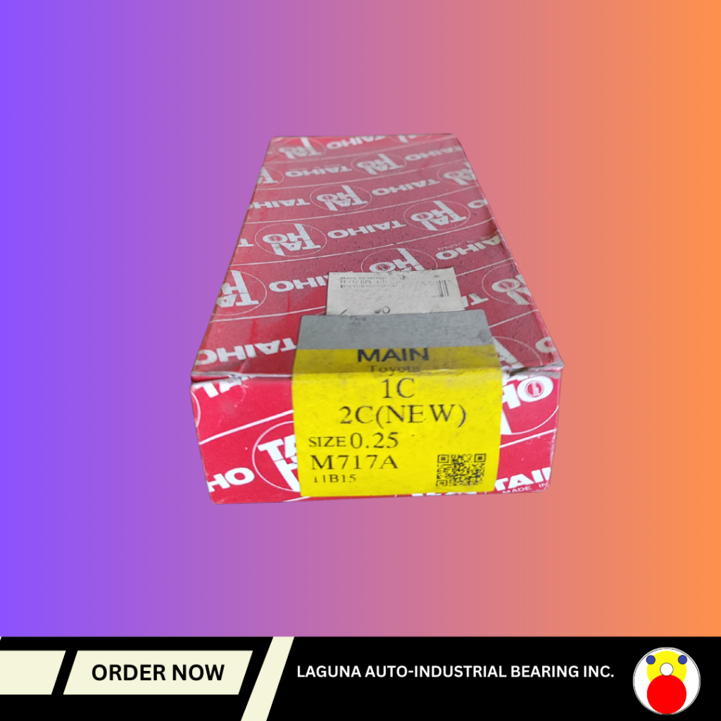 TAIHO Main Bearing M717A Size 0.25 for TOYOTA 1C , 2C (NEW) | Shopee ...