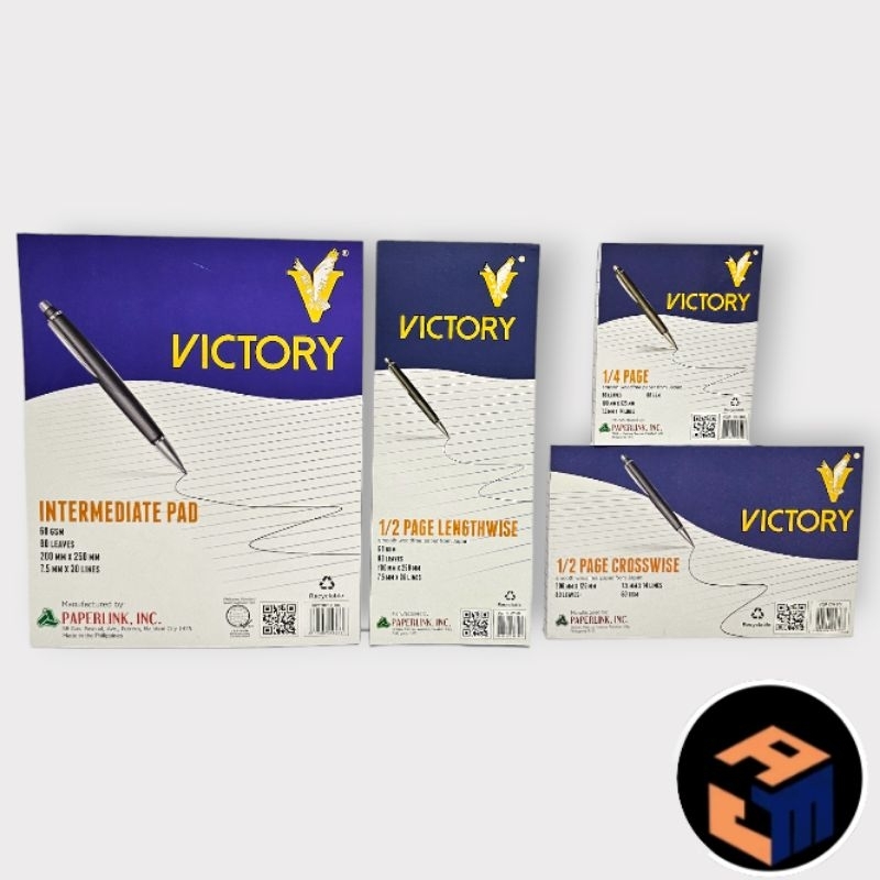 Victory Writing Pad Set - Intermediate, Crosswise, Lengthwise and 1/4 ...
