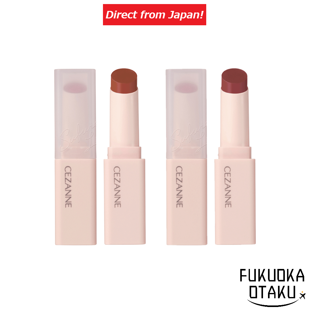 Cezanne Sufurea Lip 01 Cashmere Red/02 French Rose 4.2g Makeup Lipstick/Gloss/Lip Liner Matte ...