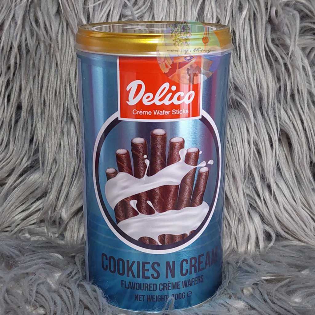 DELICO-COOKIES N' CREAM FLAVOURED CRÈME WAFERS 300GRAMS (BB:MAY2025 ...