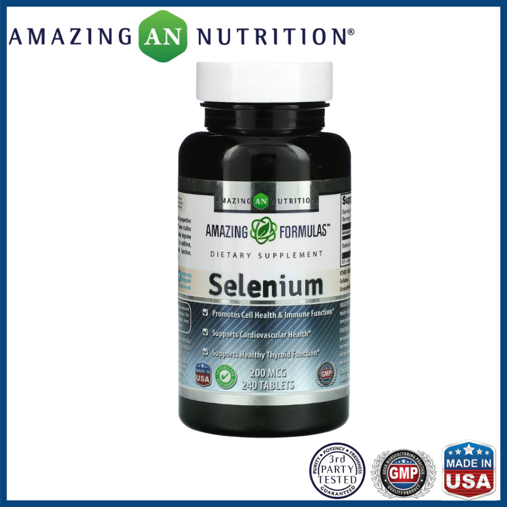 Nordic Naturals | Amazing Nutrition, Selenium, 200 mcg, 240 Tablets ...