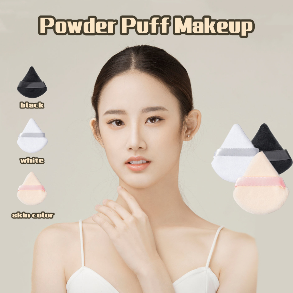 4pcs/box Beauty Egg Powder Puff Set Soft Blush Loose Powder Cosmetic ...