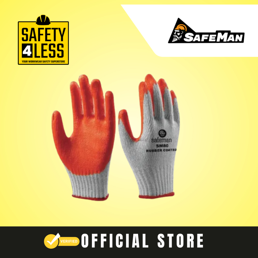 12pairs/1 Dozen Rubber coated gloves for workers | Shopee Philippines