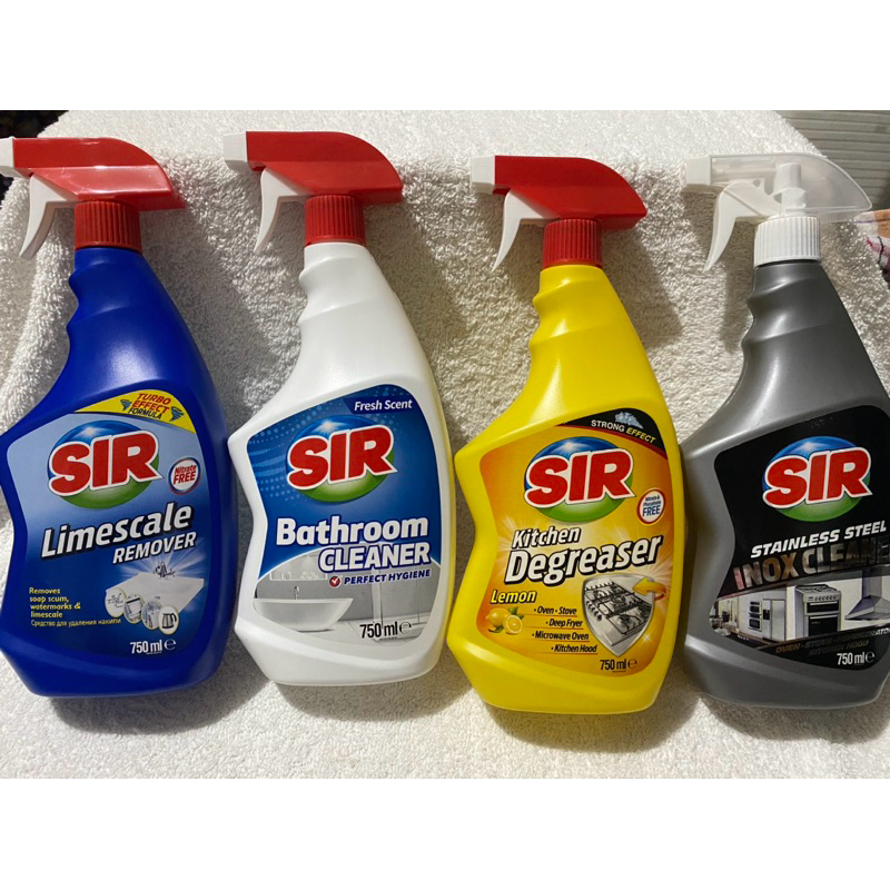 SIR Bathroom Cleaner/Kitchen Degreaser 750ml | Shopee Philippines