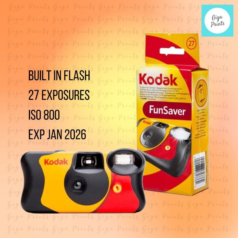 Kodak Fun Saver Disposable Camera / FunSaver Single Use 35mm Camera ...