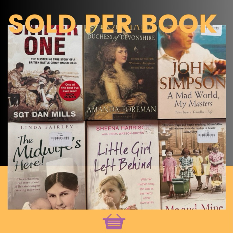 Assorted Autobiography, Biography, Memoir Non Fiction Books | Shopee ...