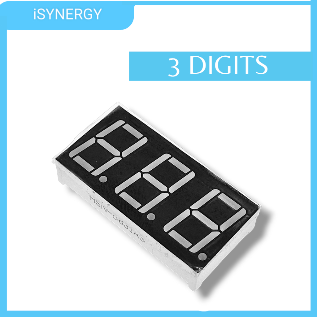 SEVEN SEGMENT DISPLAY 7 SEGMENT 0.5 INCH COMMON ANODE - COMMON CATHODE ...
