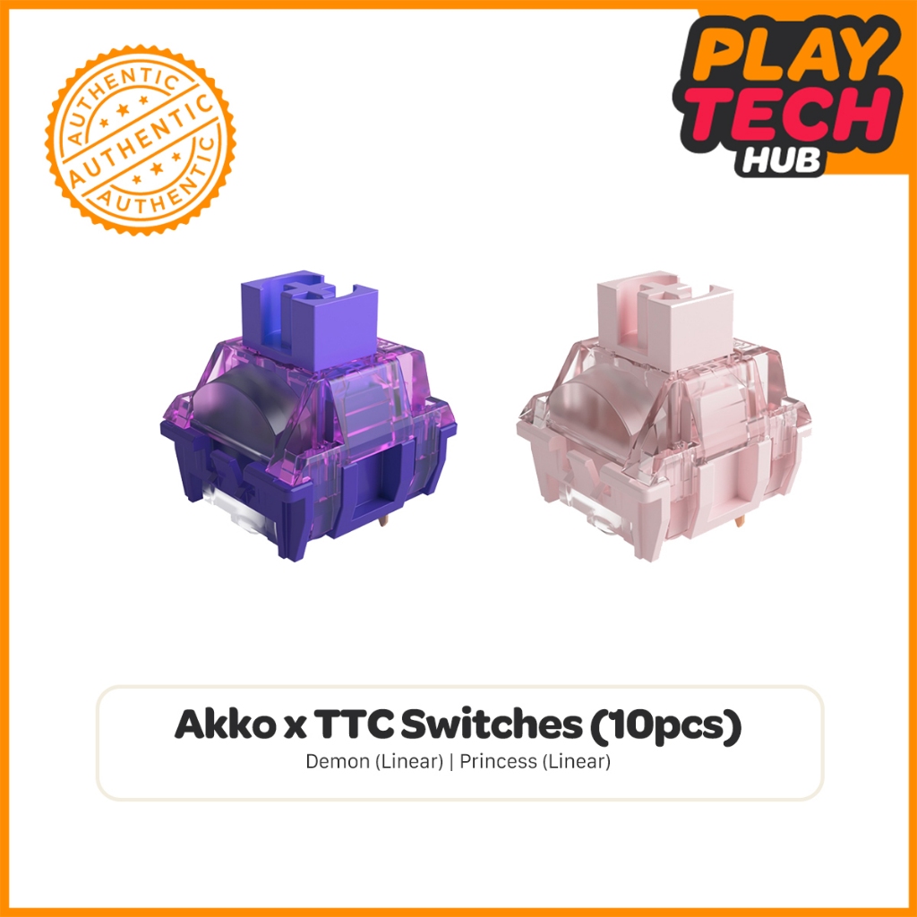 Akko X TTC Demon | Princess Switches x 10pcs | Shopee Philippines