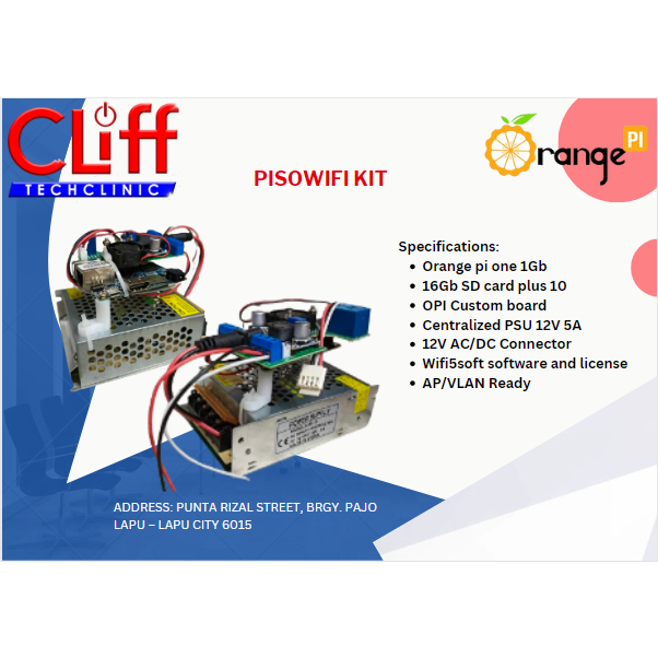 Pisowifi kit board custom board power supply and license | Shopee ...