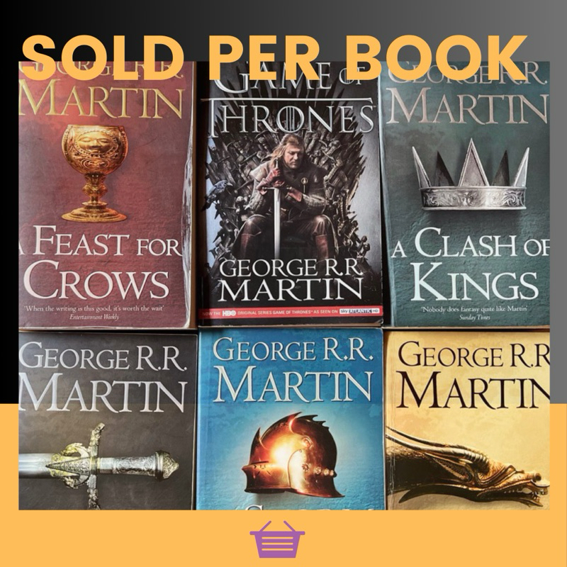 George RR Martin Books | Game of Thrones | Fantasy | Fiction Novels ...