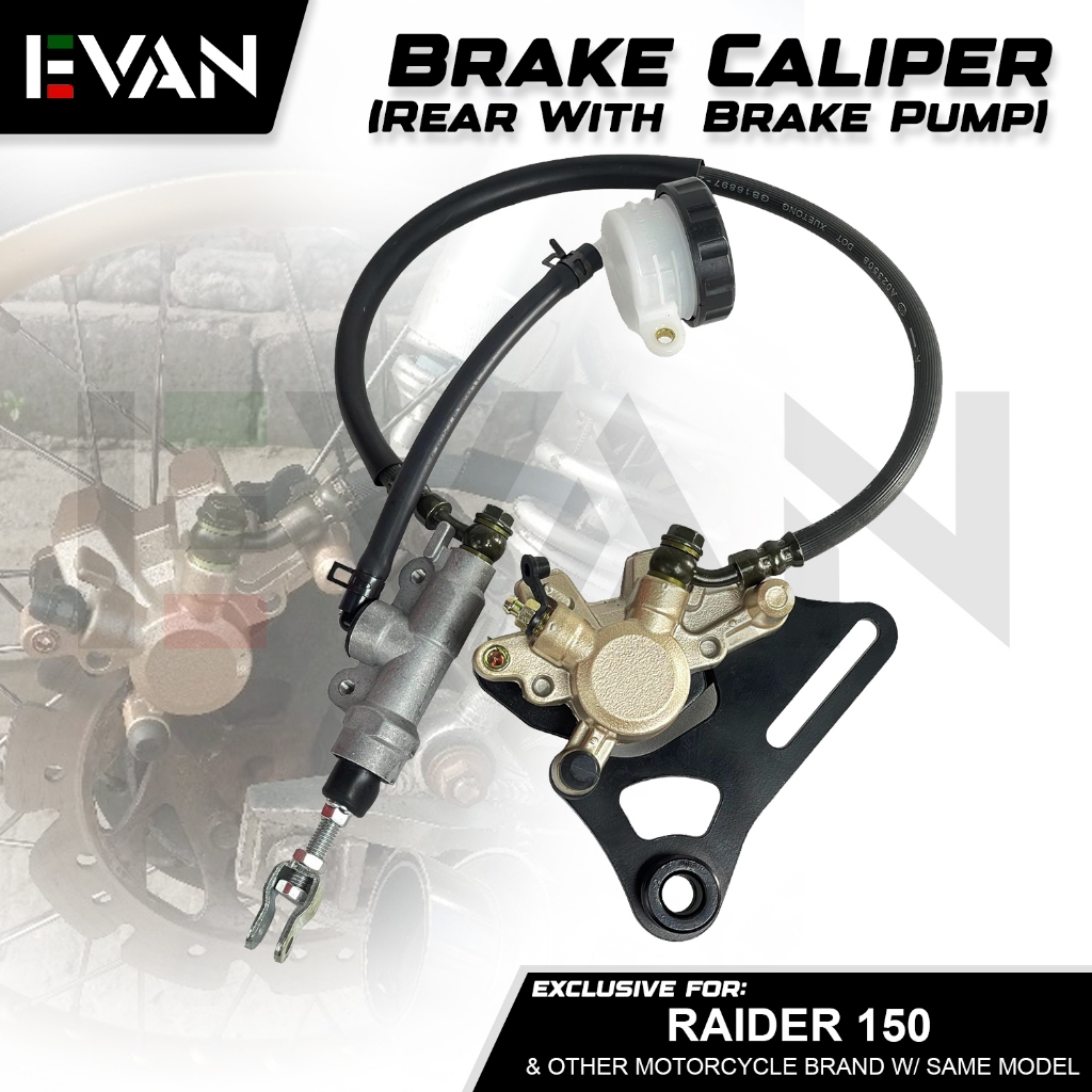Brake Master With Caliper Set (Rear) For Raider 150 Motorcycle | Shopee ...