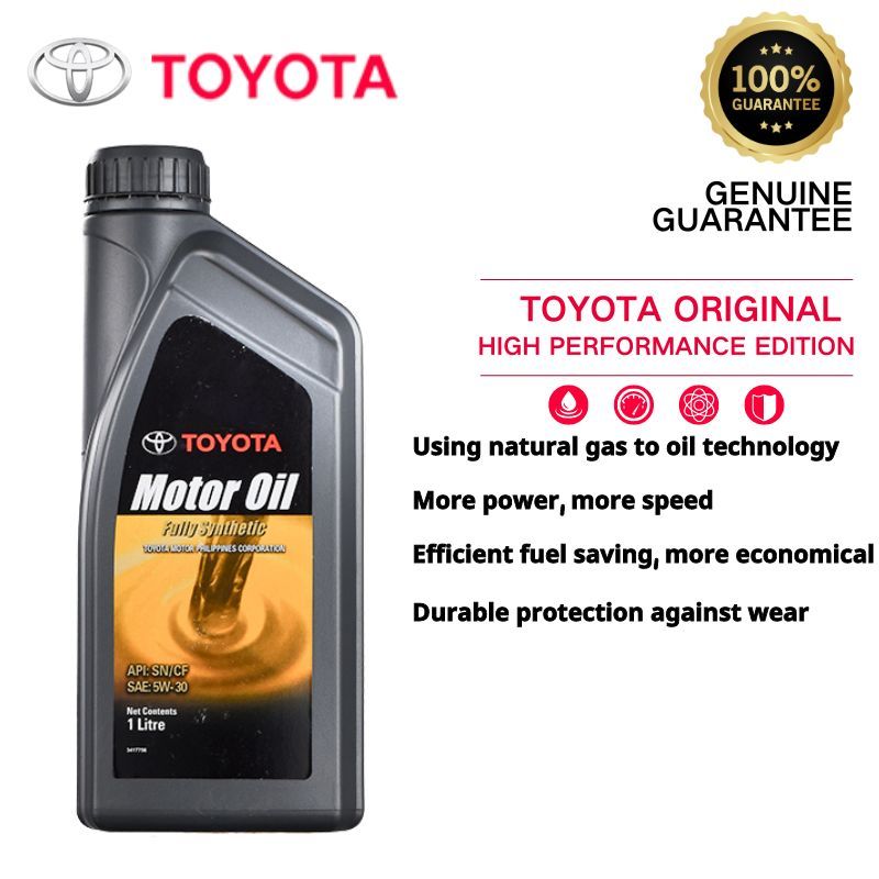Toyota moto Oil Original legitimate long life oil Full Synthetic 5W-30 ...