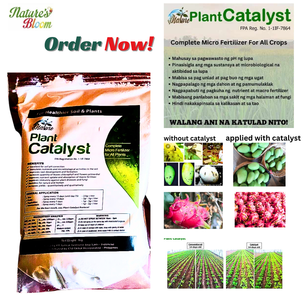 Green Nature Plant Catalyst Foliar Fertilizer Boosts Growth, Repel ...