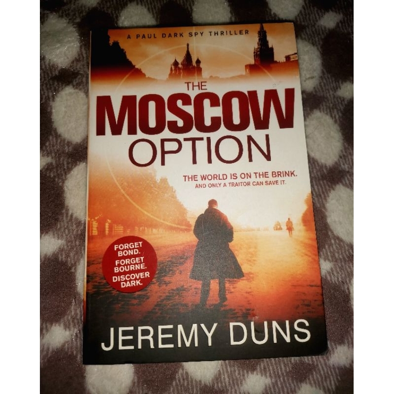 Moscow Option- DarkSpy Thriller by Jeremy Duns very good condition TPB ...