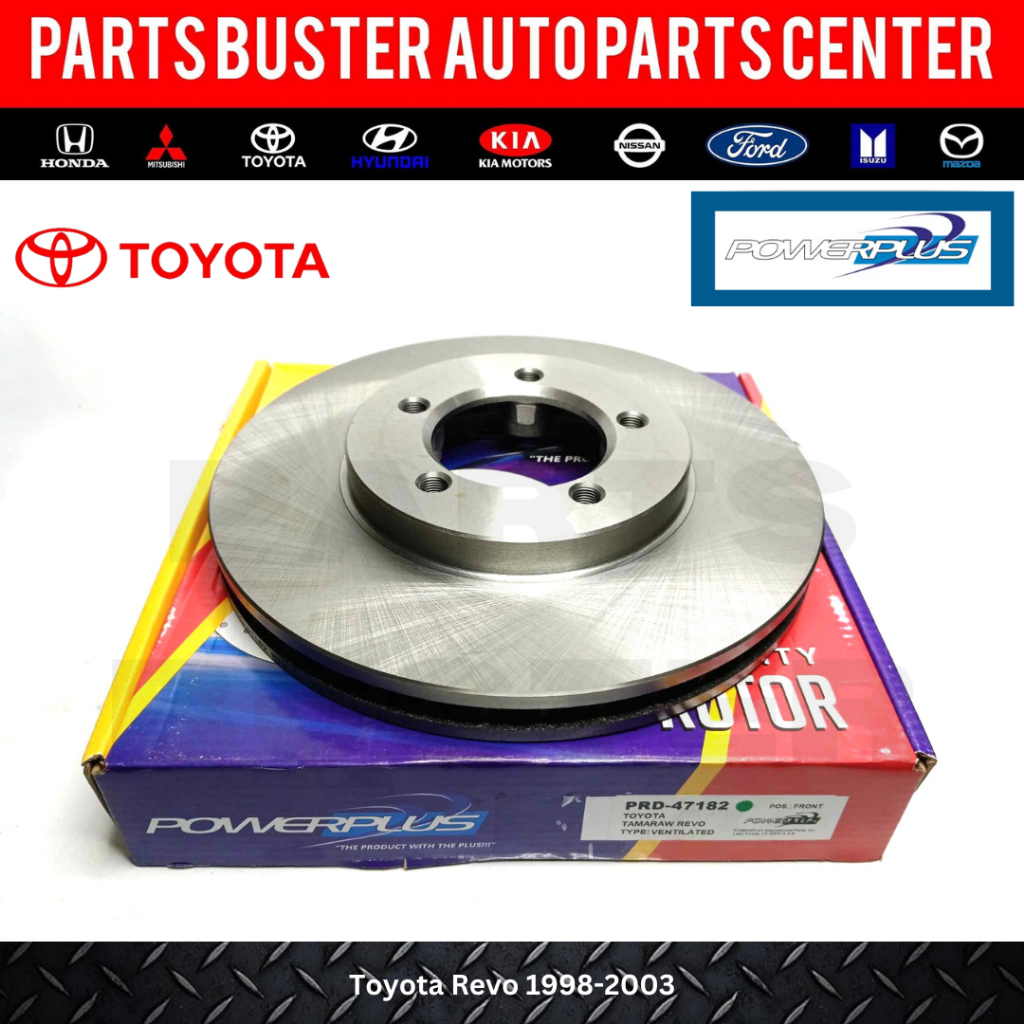 Front Brake Disc Rotor for Toyota Revo 1998-2003 (PRD-47182) | Shopee ...