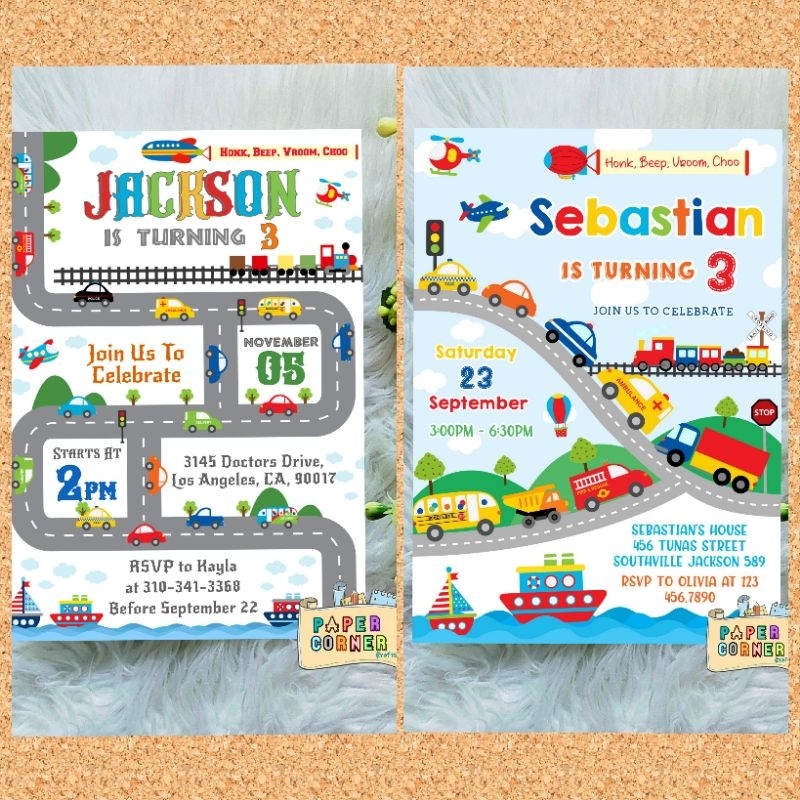 Transportation Invitation - (Layout Only) | Shopee Philippines